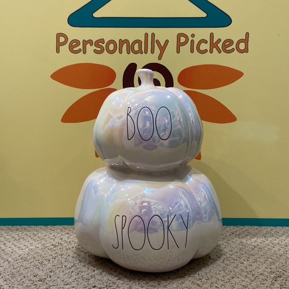 Rae Dunn | Holiday | Rae Dunn Boo Spooky Stacked Pumpkins | Poshmark